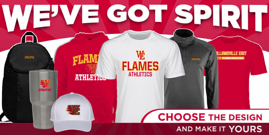 WILLIAMSVILLE EAST HIGH SCHOOL FLAMES Apparel - EAST AMHERST, NEW YORK ...