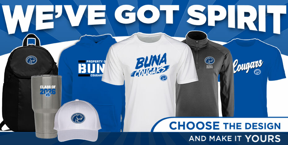 BUNA HIGH SCHOOL COUGARS Apparel - BUNA, TEXAS - Sideline Store - BSN ...