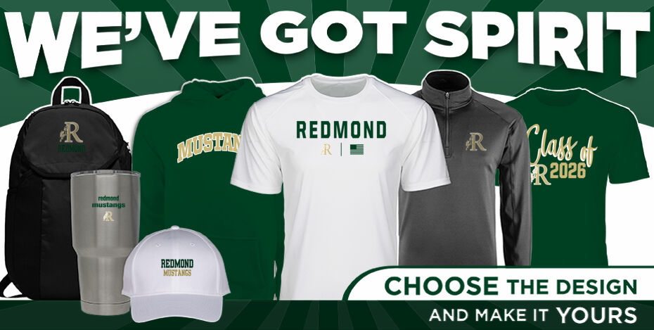 REDMOND HIGH SCHOOL MUSTANGS - REDMOND, WASHINGTON - Sideline Store ...