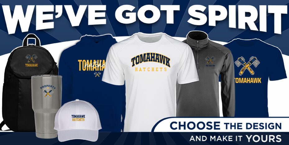 TOMAHAWK HIGH SCHOOL HATCHETS - TOMAHAWK, WISCONSIN - Sideline Store ...