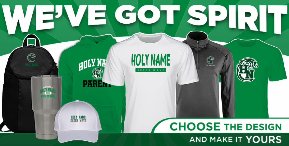 HOLY NAME HIGH SCHOOL GREEN WAVE - CLEVELAND, OHIO - Sideline Store ...