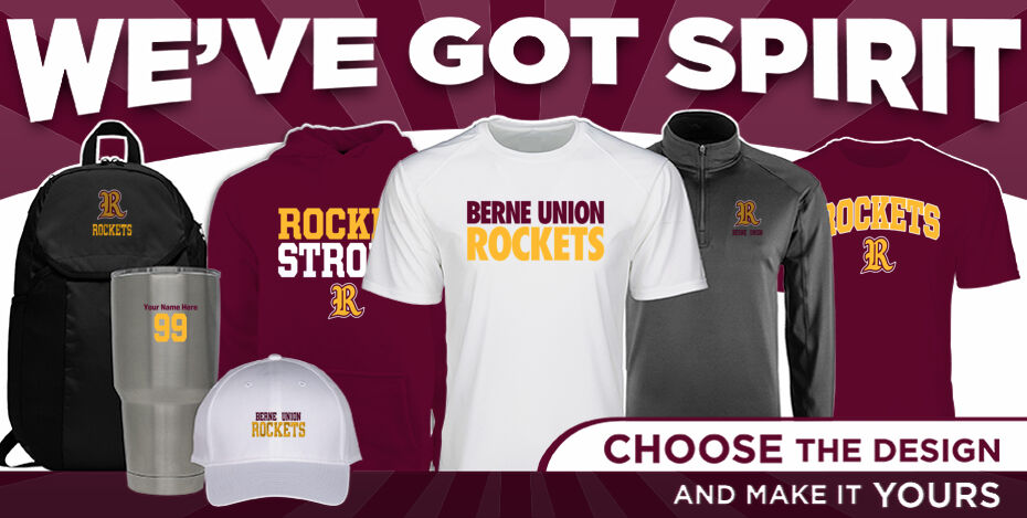 BERNE UNION HIGH SCHOOL ROCKETS Apparel - SUGAR GROVE, OHIO - Sideline ...
