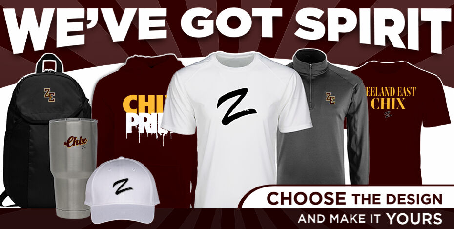 ZEELAND EAST HIGH SCHOOL CHIX - ZEELAND, Michigan - Sideline Store ...