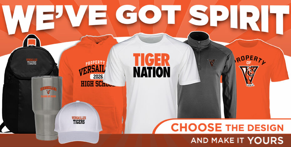 VERSAILLES HIGH SCHOOL TIGERS - VERSAILLES, OHIO - Sideline Store - BSN ...