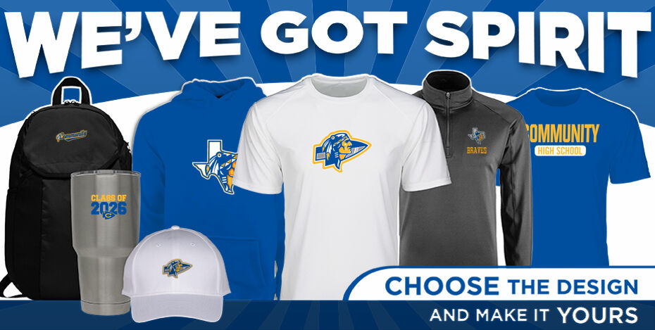 COMMUNITY ISD Braves Online Store - NEVADA, Texas - Sideline Store ...