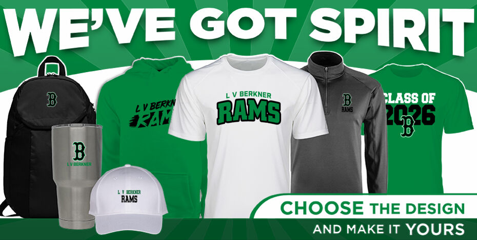 L V BERKNER HIGH SCHOOL RAMS Apparel - RICHARDSON, TEXAS - Sideline ...