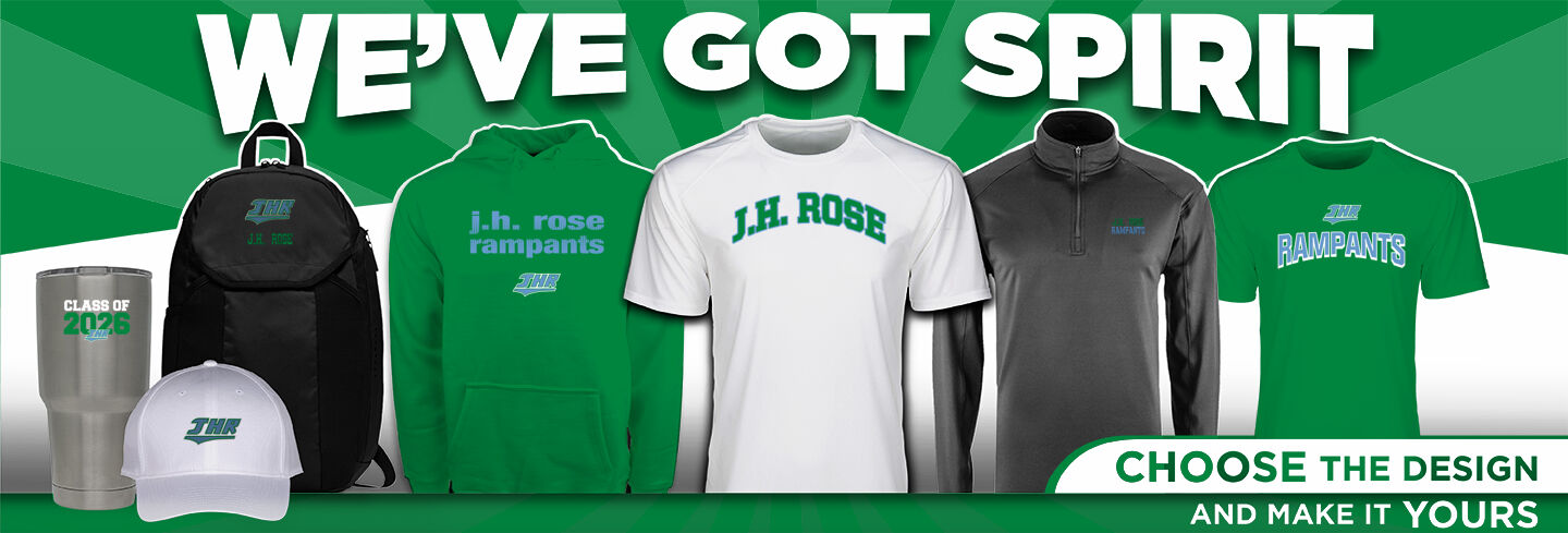 J.H. ROSE HIGH SCHOOL RAMPANTS - GREENVILLE, NORTH CAROLINA - Sideline ...