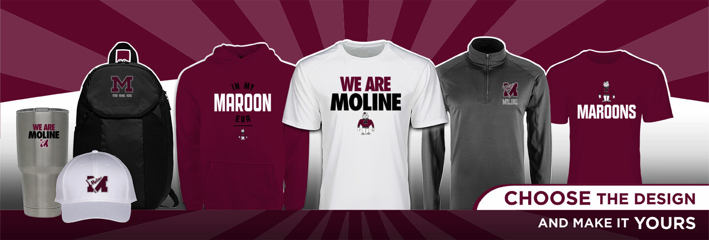 MOLINE SENIOR HIGH SCHOOL MAROONS - MOLINE, Illinois - Sideline Store ...