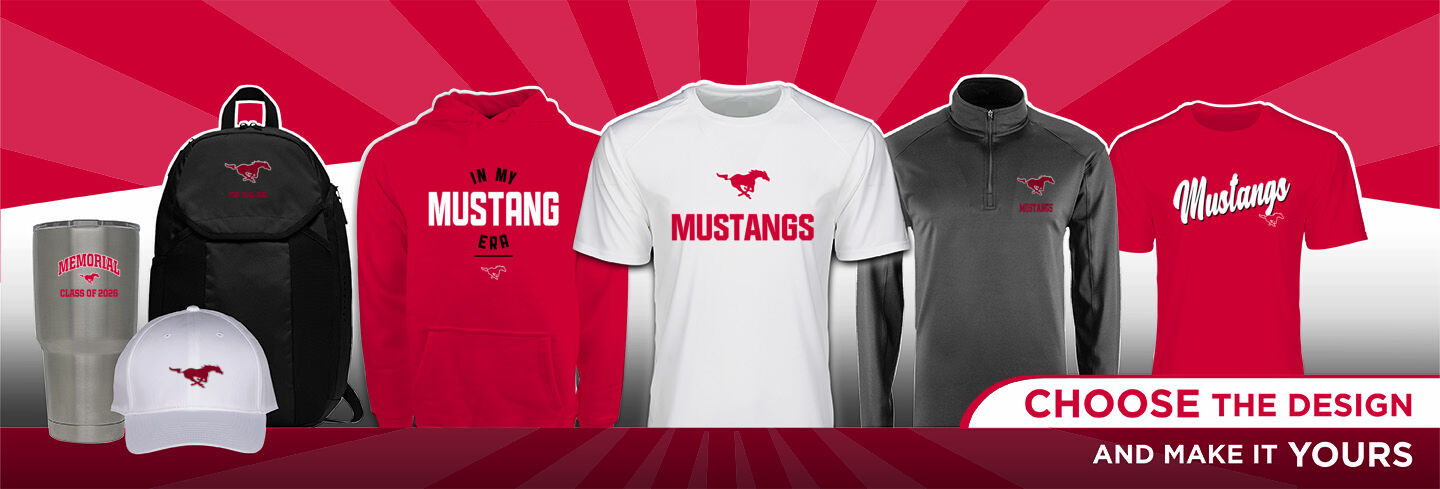 MEMORIAL HIGH SCHOOL MUSTANGS - HOUSTON, TEXAS - Sideline Store - BSN ...